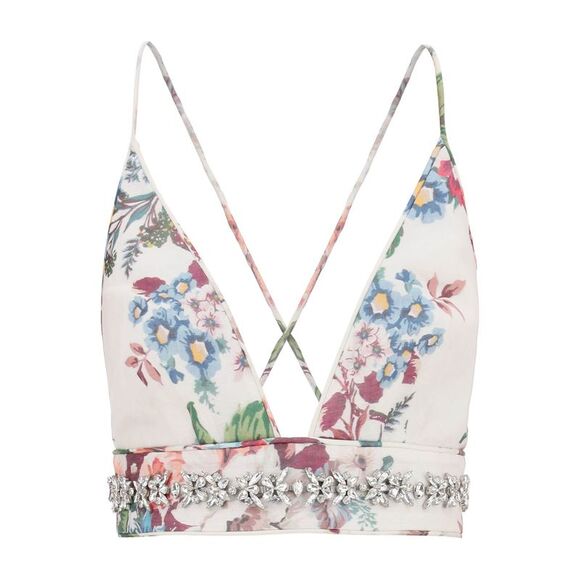 Zimmermann | Sweaters | Zimmermann Matchmaker Embellished Bra Top ...